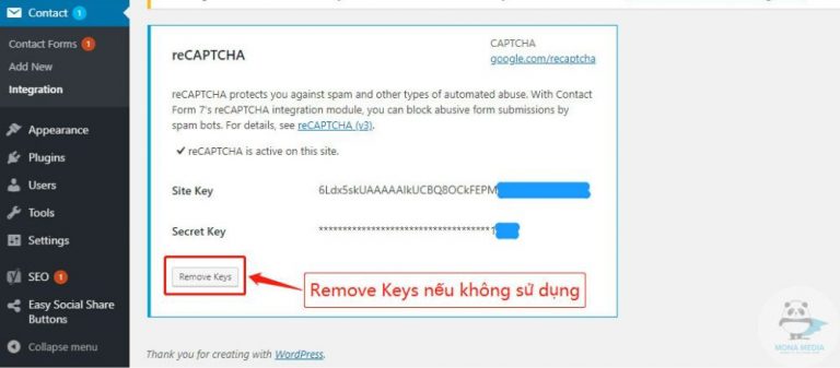 Hướng dẫn đăng ký Google reCaptcha v2, v3 API key | Monamedia