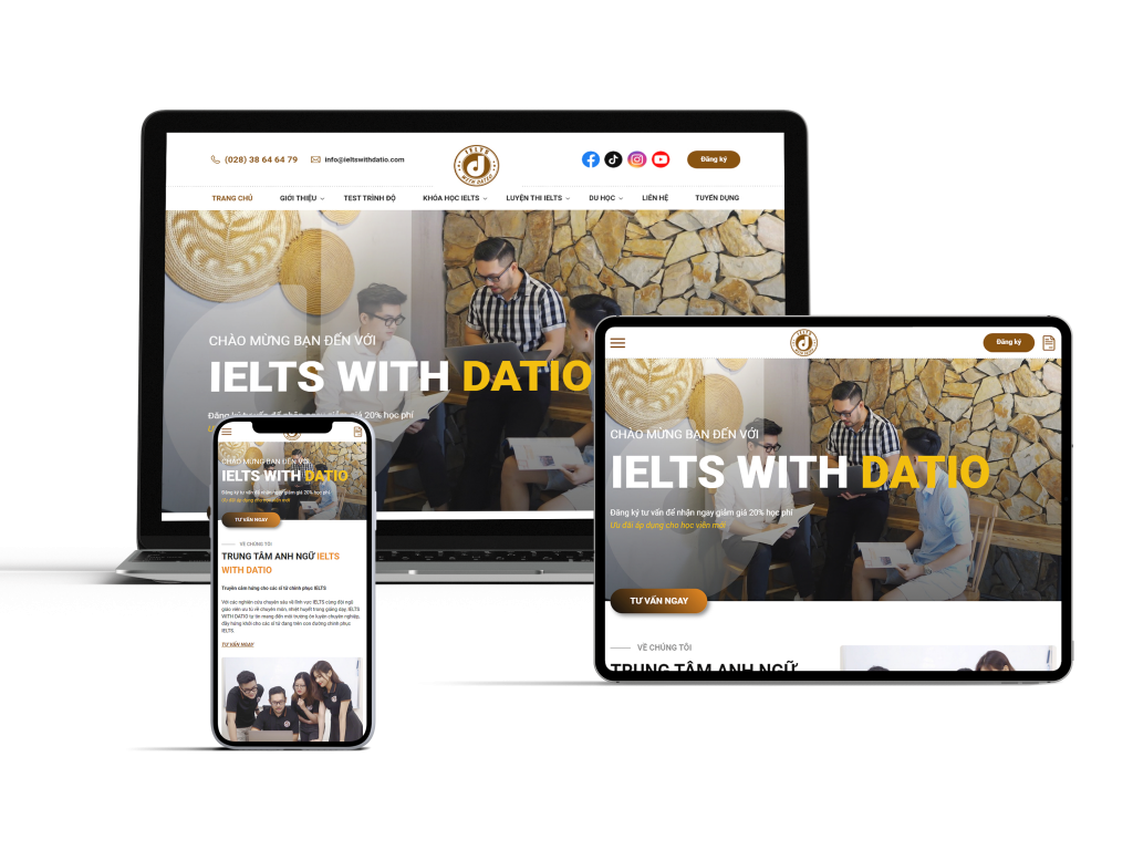 Trung tâm anh ngữ IELTS WITH DATIO | Công ty Monamedia