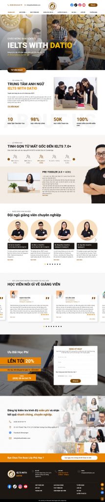 Trung tâm anh ngữ IELTS WITH DATIO | Công ty Monamedia